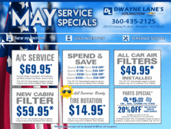 Service & Parts Coupons | Dwayne Lane's Arlington Chevrolet