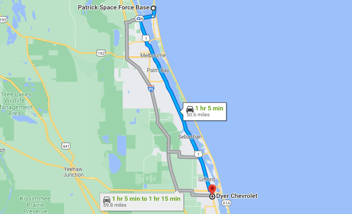 Patrick Space Force Base, FL, Chevy Dealer - Dyer Chevy