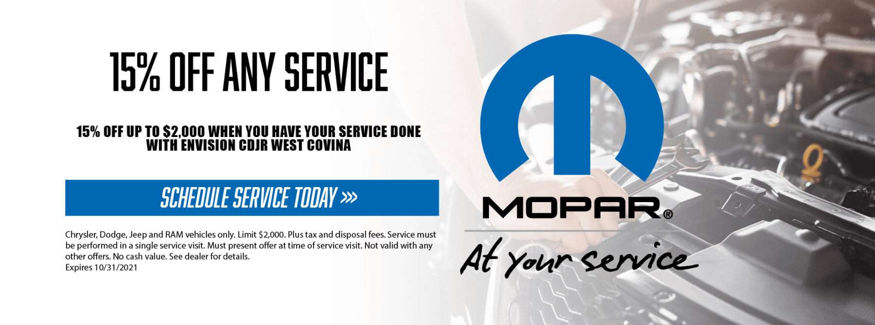 Service Department | Envision CDJR West Covina