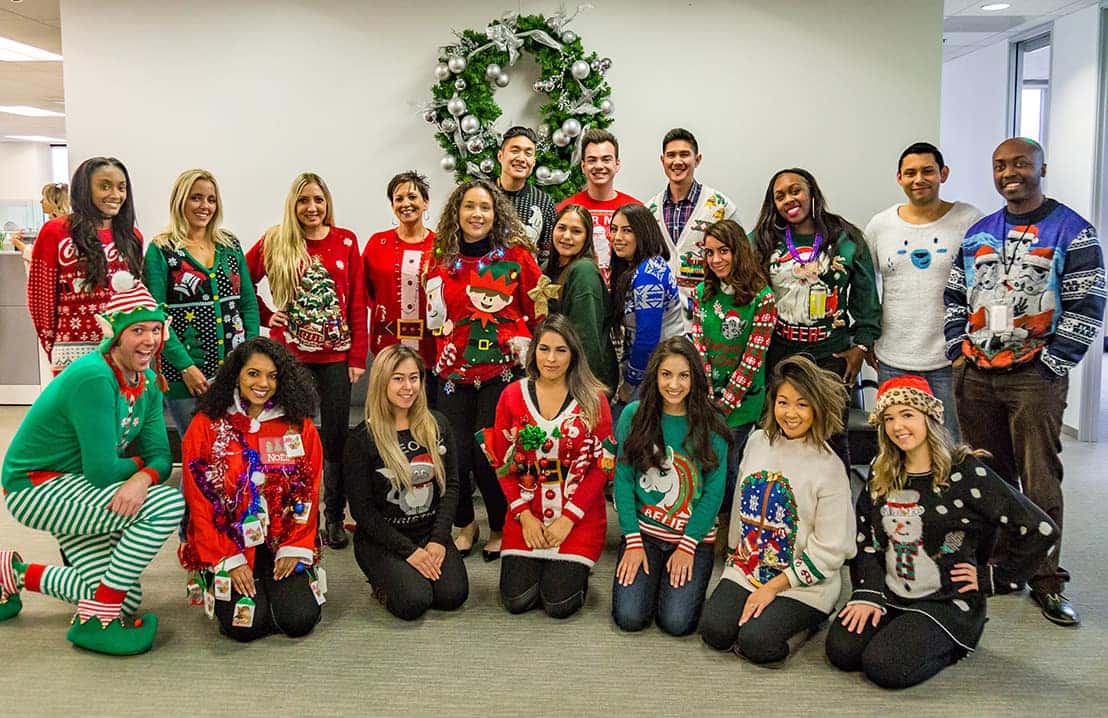 Fletcher Jones Ugly Christmas Sweater Contest 2017