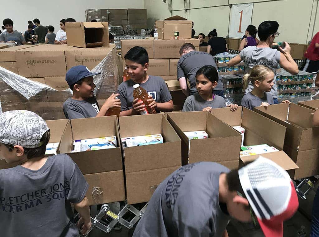 Fletcher Jones at the OC Food Bank! | FJ Automotive Group