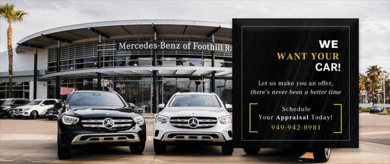 We Want Your Car | Mercedes-Benz of Foothill Ranch