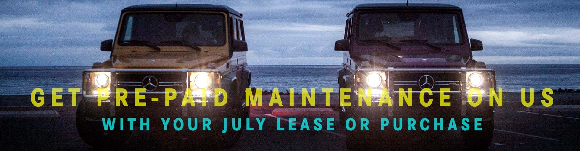 Complimentary Pre-Paid Maintenance on us | Mercedes-Benz of White Plains