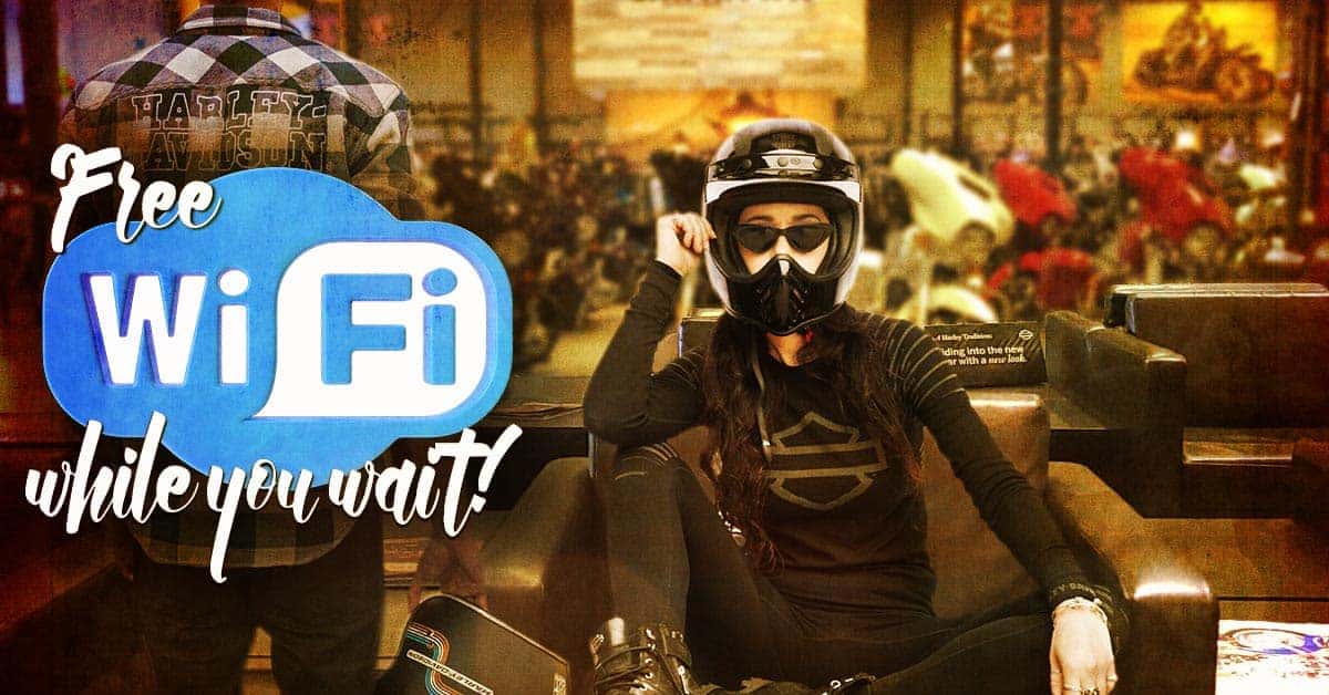 Enjoy Free Wi-Fi Access | Rawhide Harley-Davidson